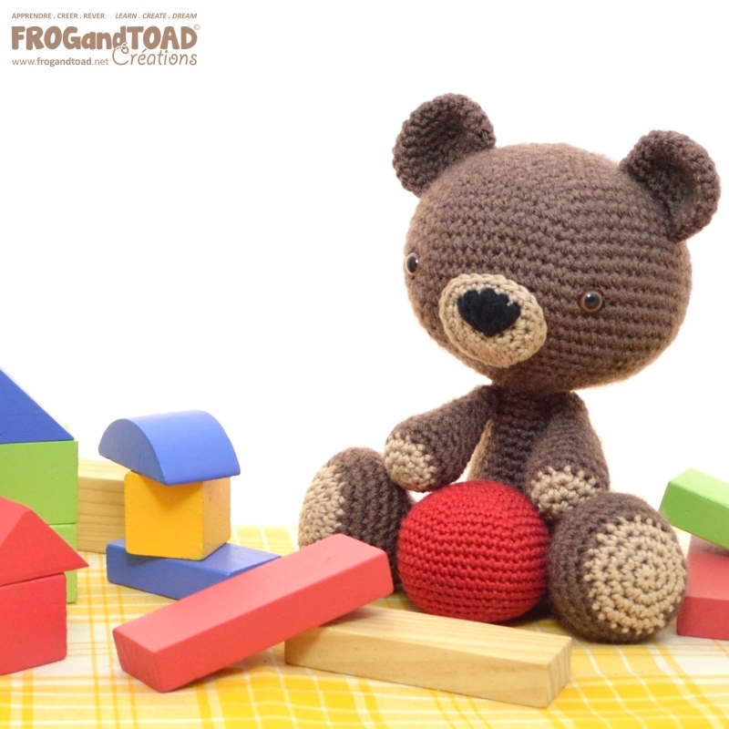 Teddy le Nounours - Cuddly Bear amigurumi pattern - Amigurumi.com