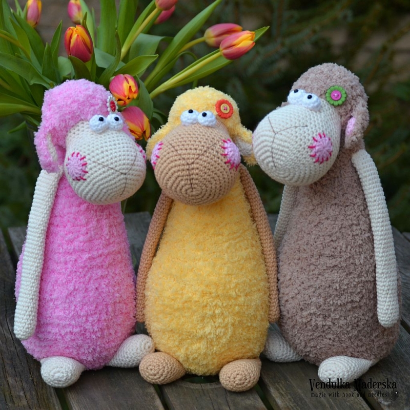 Spring sheep amigurumi pattern - Amigurumi.com