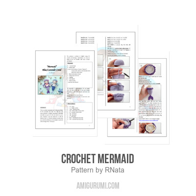 Crochet Mermaid amigurumi pattern - Amigurumi.com