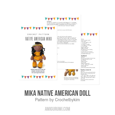 Mika Native american doll amigurumi pattern - Amigurumi.com