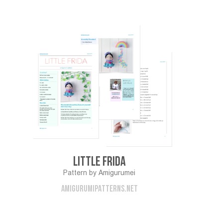 Little Frida amigurumi pattern - Amigurumi.com