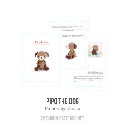 Pipo the dog amigurumi pattern - Amigurumi.com