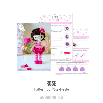 Rose amigurumi pattern - Amigurumi.com