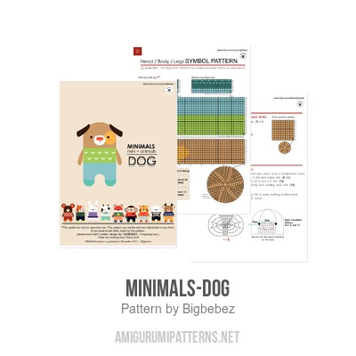 Minimals-Dog amigurumi pattern - Amigurumi.com