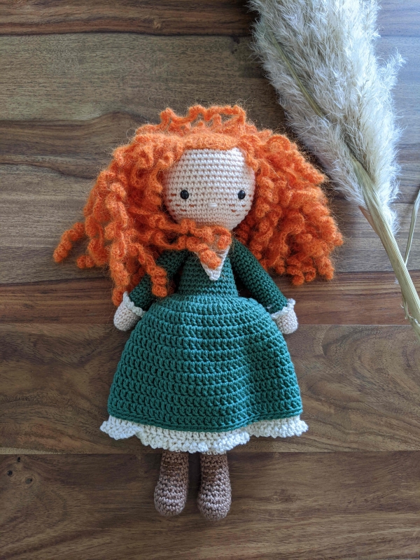 Merida, the scottish princess amigurumi pattern - Amigurumi.com