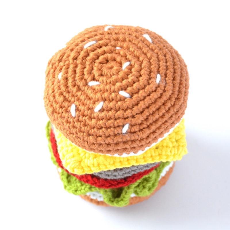Hamburger amigurumi pattern - Amigurumi.com