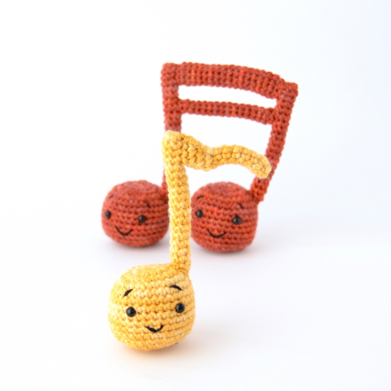 Musical Notes amigurumi pattern - Amigurumi.com