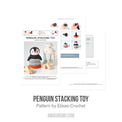 Penguin Stacking Toy amigurumi pattern - Amigurumi.com