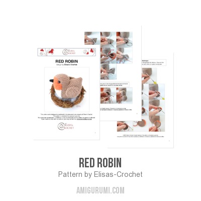 Red Robin amigurumi pattern - Amigurumi.com