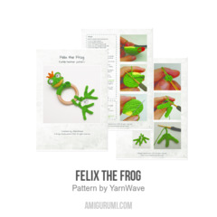 Felix the Frog amigurumi pattern - Amigurumi.com