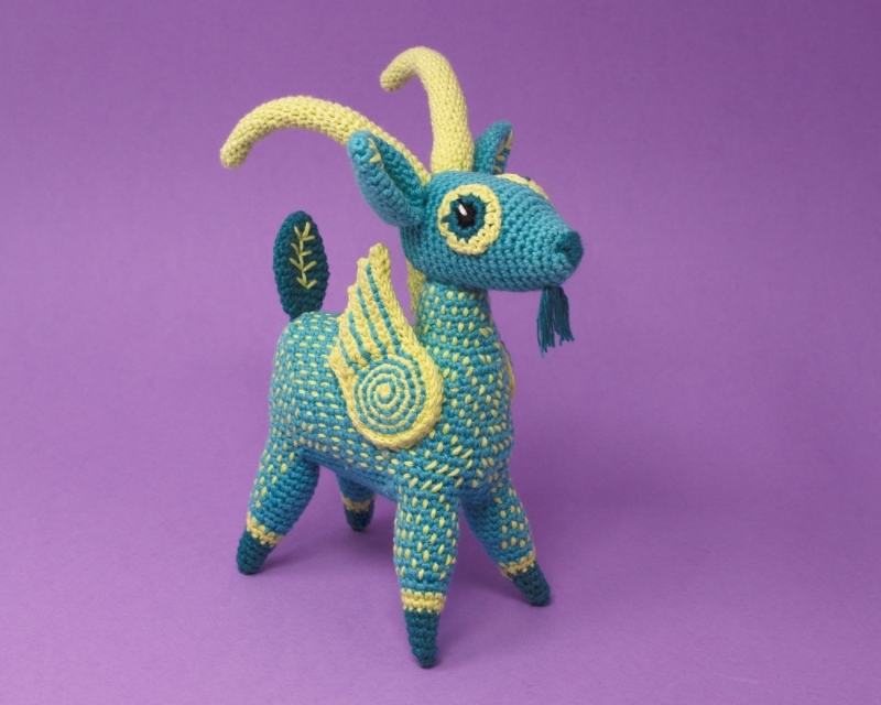 Goat Alebrije amigurumi pattern - Amigurumi.com