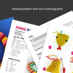 Snake amigurumi pattern - Amigurumi.com