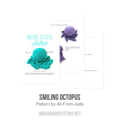 Smiling Octopus amigurumi pattern - Amigurumi.com