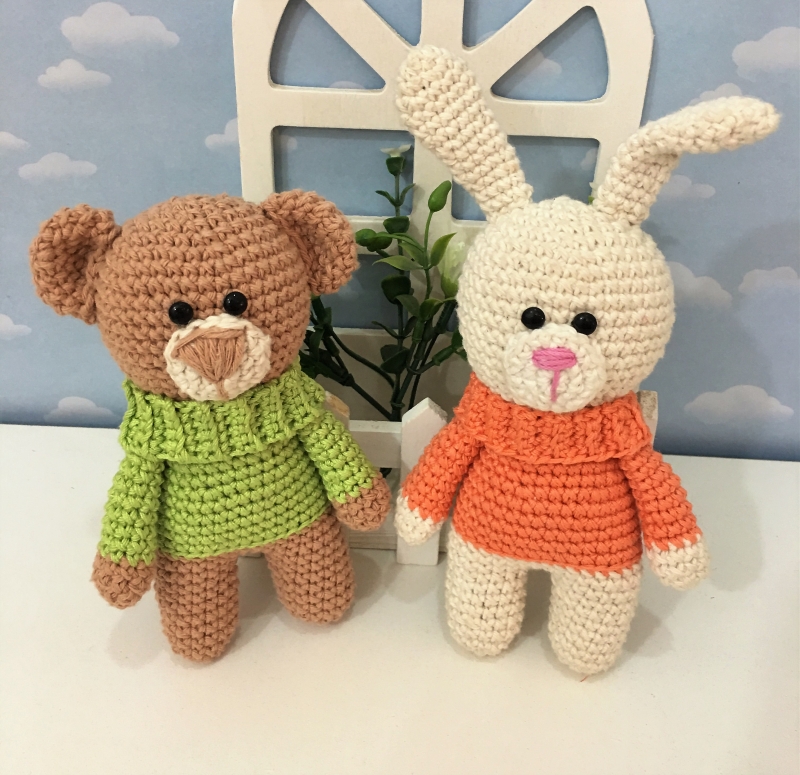 4 Cute little animals amigurumi pattern - Amigurumi.com