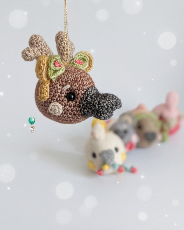 Australian Animal Christmas Bauble Set amigurumi pattern - Amigurumi.com