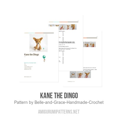Kane the Dingo amigurumi pattern - Amigurumi.com