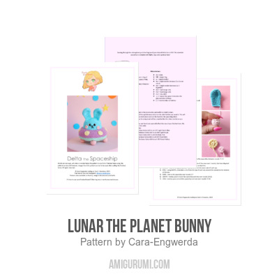 Lunar the Planet Bunny amigurumi pattern - Amigurumi.com