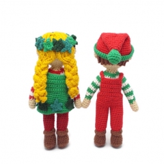 Little Autumn & Christmas Elves amigurumi pattern - Amigurumi.com