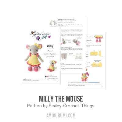 Milly the Mouse amigurumi pattern - Amigurumi.com