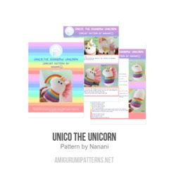 Unico the Unicorn amigurumi pattern - Amigurumi.com