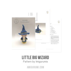Little Big Wizard amigurumi pattern - Amigurumi.com