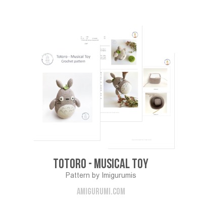 Totoro - Musical toy amigurumi pattern - Amigurumi.com