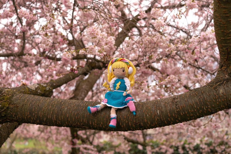 April the spring girl amigurumi pattern - Amigurumi.com