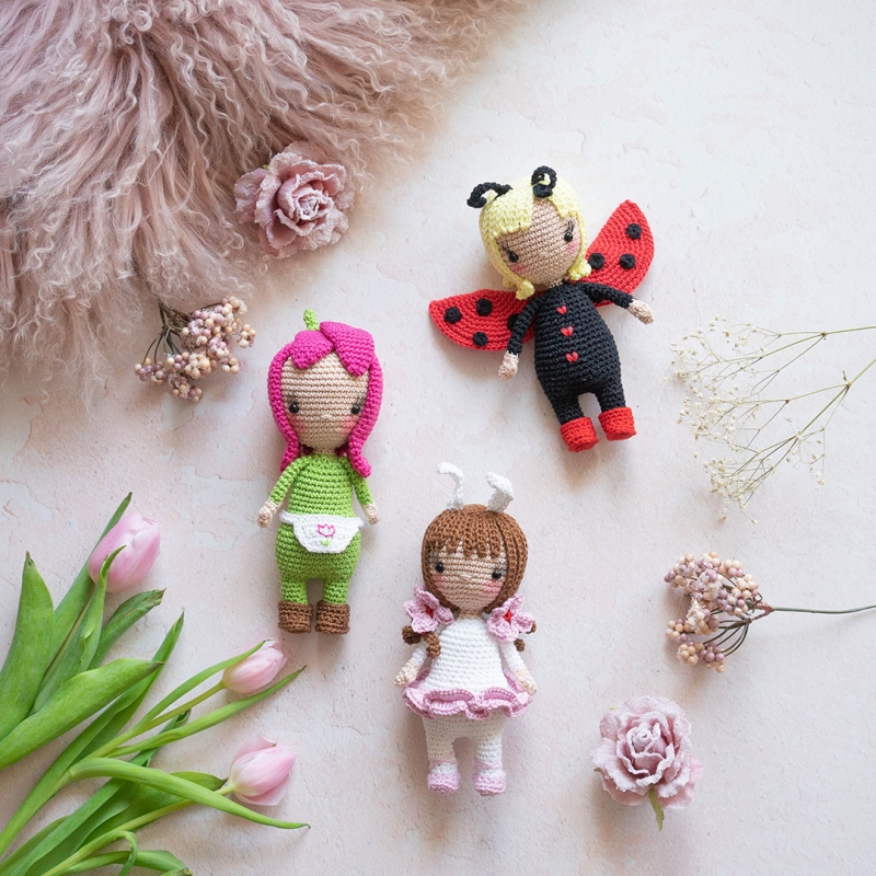 Spring Trio amigurumi pattern - Amigurumi.com