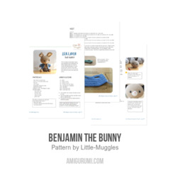 Benjamin the Bunny amigurumi pattern - Amigurumi.com