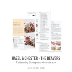 Hazel & Chester - The Beavers amigurumi pattern - Amigurumi.com