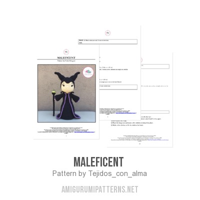 Maleficent amigurumi pattern - Amigurumi.com