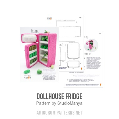 Dollhouse Fridge amigurumi pattern - Amigurumi.com