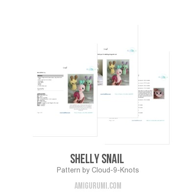 Shelly Snail amigurumi pattern - Amigurumi.com