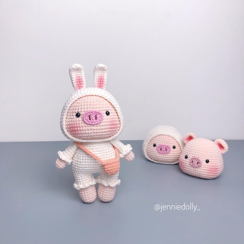 Gin The Bunny Pig amigurumi pattern - Amigurumi.com