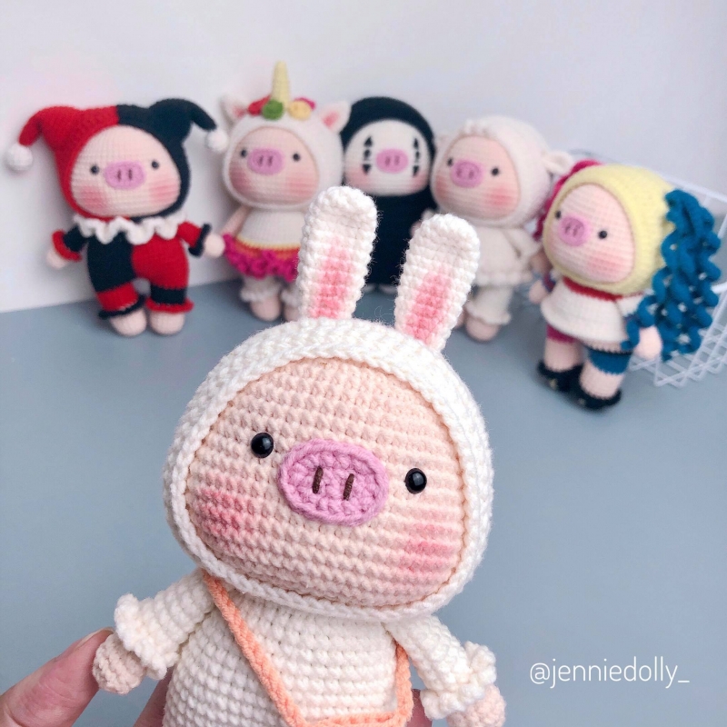 Gin The Bunny Pig amigurumi pattern - Amigurumi.com