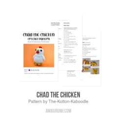 Chad the Chicken amigurumi pattern - Amigurumi.com