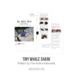 Tiny Whale Shark amigurumi pattern - Amigurumi.com