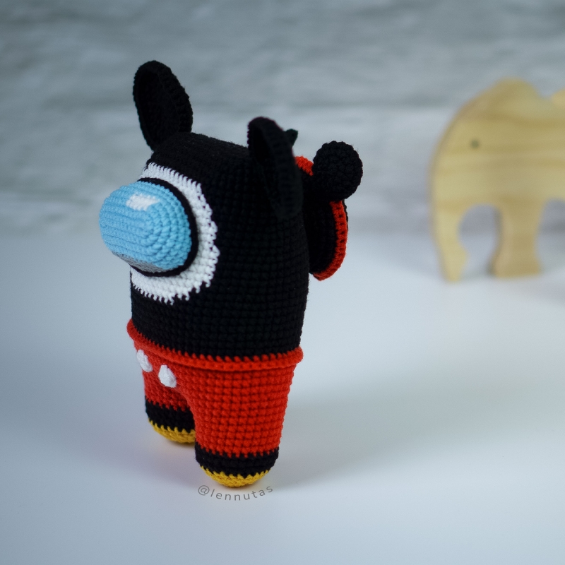 Among Us Mickey amigurumi pattern - Amigurumi.com