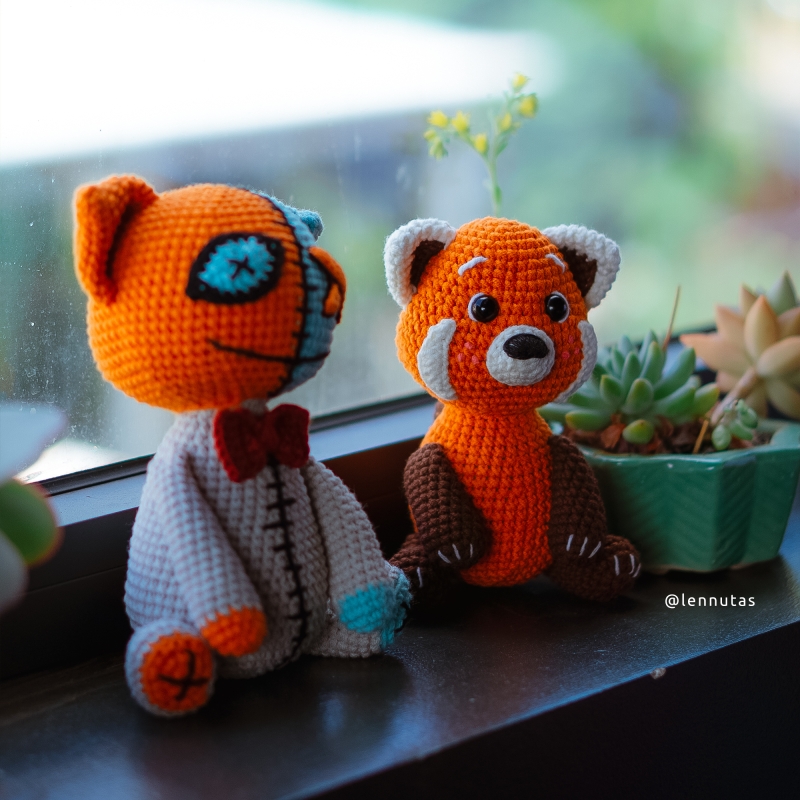 Cutie Red Panda amigurumi pattern - Amigurumi.com