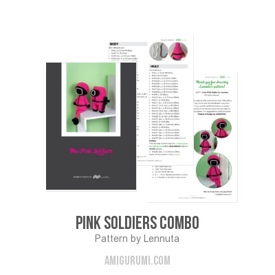 Pink Soldiers Combo amigurumi pattern - Amigurumi.com