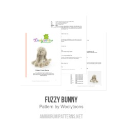 Fuzzy Bunny amigurumi pattern - Amigurumi.com