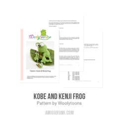Kobe and Kenji frog amigurumi pattern - Amigurumi.com