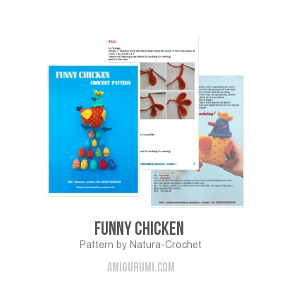 Funny Chicken amigurumi pattern - Amigurumi.com