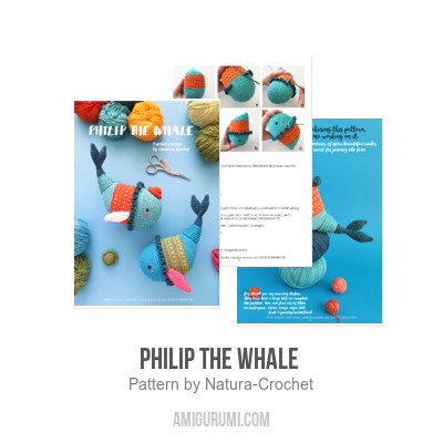 Philip the Whale amigurumi pattern - Amigurumi.com