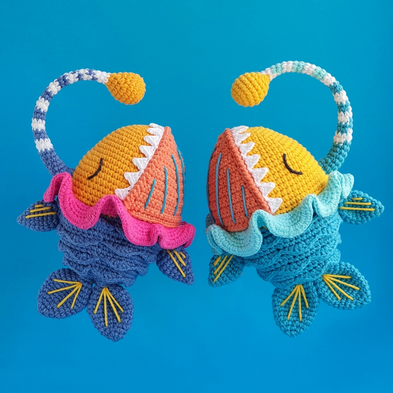 Sunny the Anglerfish amigurumi pattern - Amigurumi.com