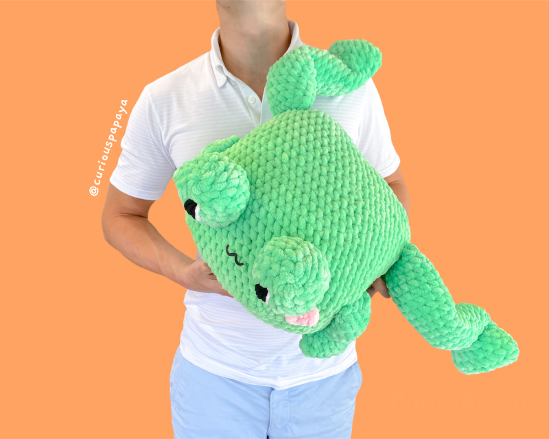 Giant Frog amigurumi pattern - Amigurumi.com