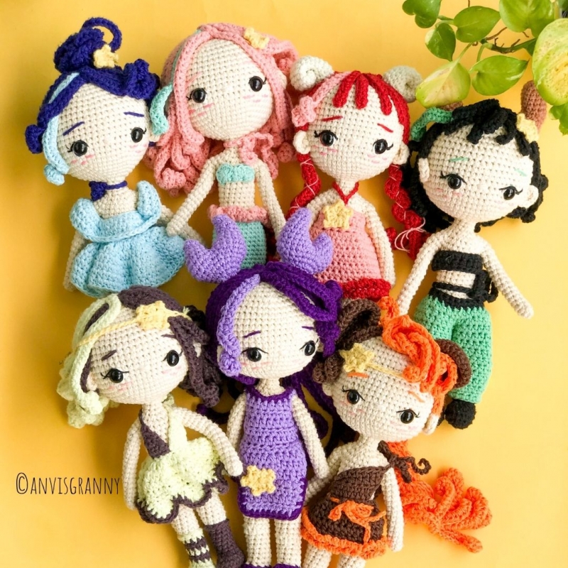 Zodiac Leo Princess amigurumi pattern - Amigurumi.com