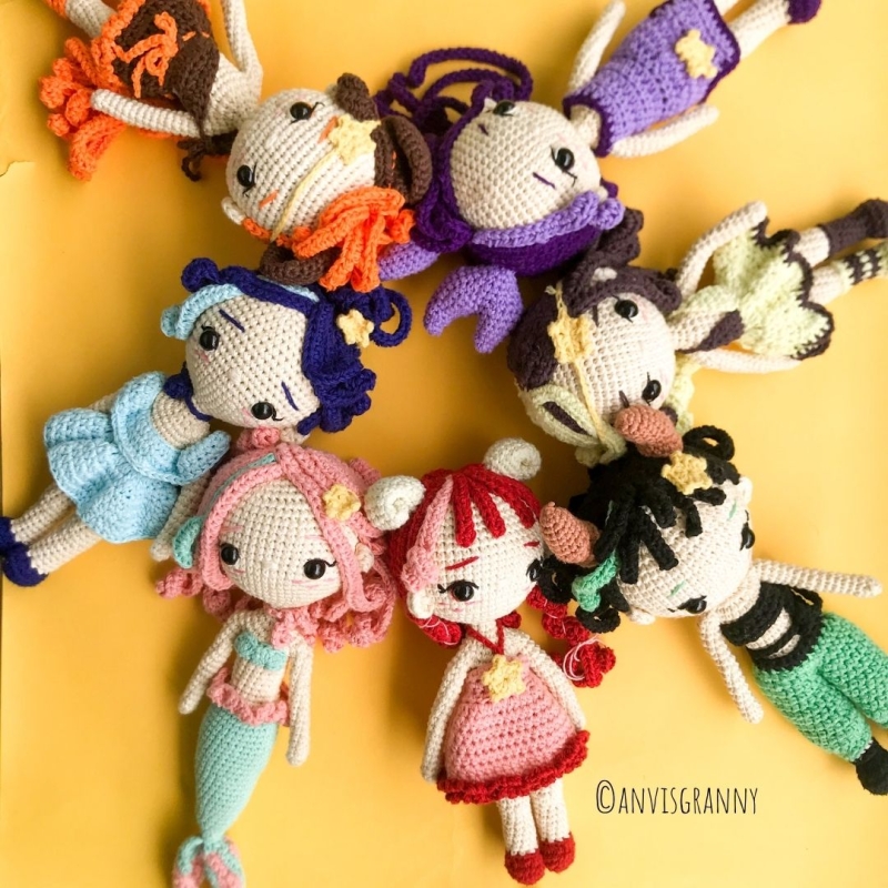 Zodiac Taurus Princess amigurumi pattern - Amigurumi.com