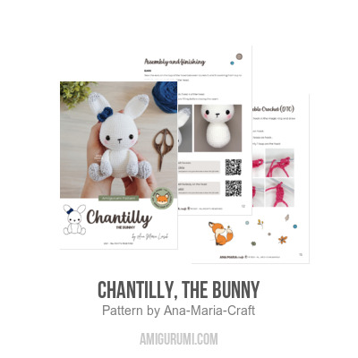 Chantilly, the Bunny - Easter amigurumi pattern - Amigurumi.com