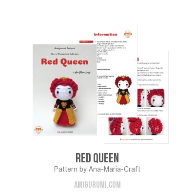 Red Queen amigurumi pattern - Amigurumi.com